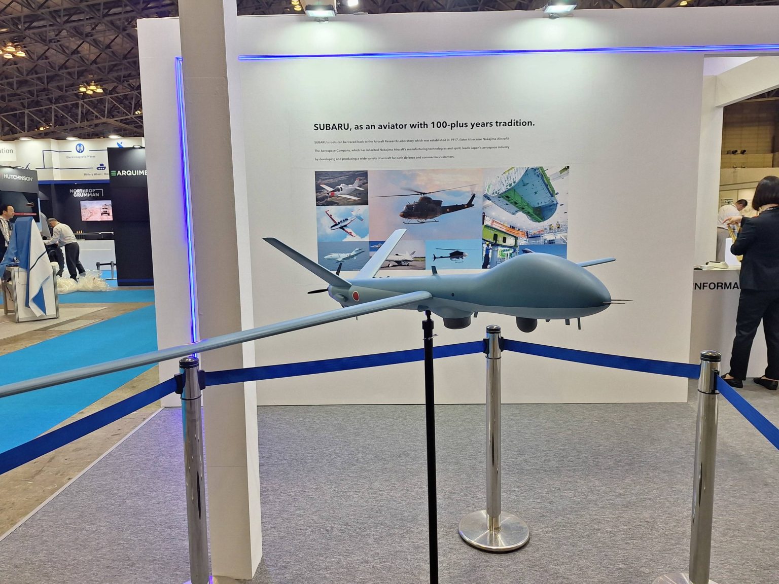 Subaru Showcases UH-2 Mock-up, T-5 Trainer and UAV Concept at DSEI ...